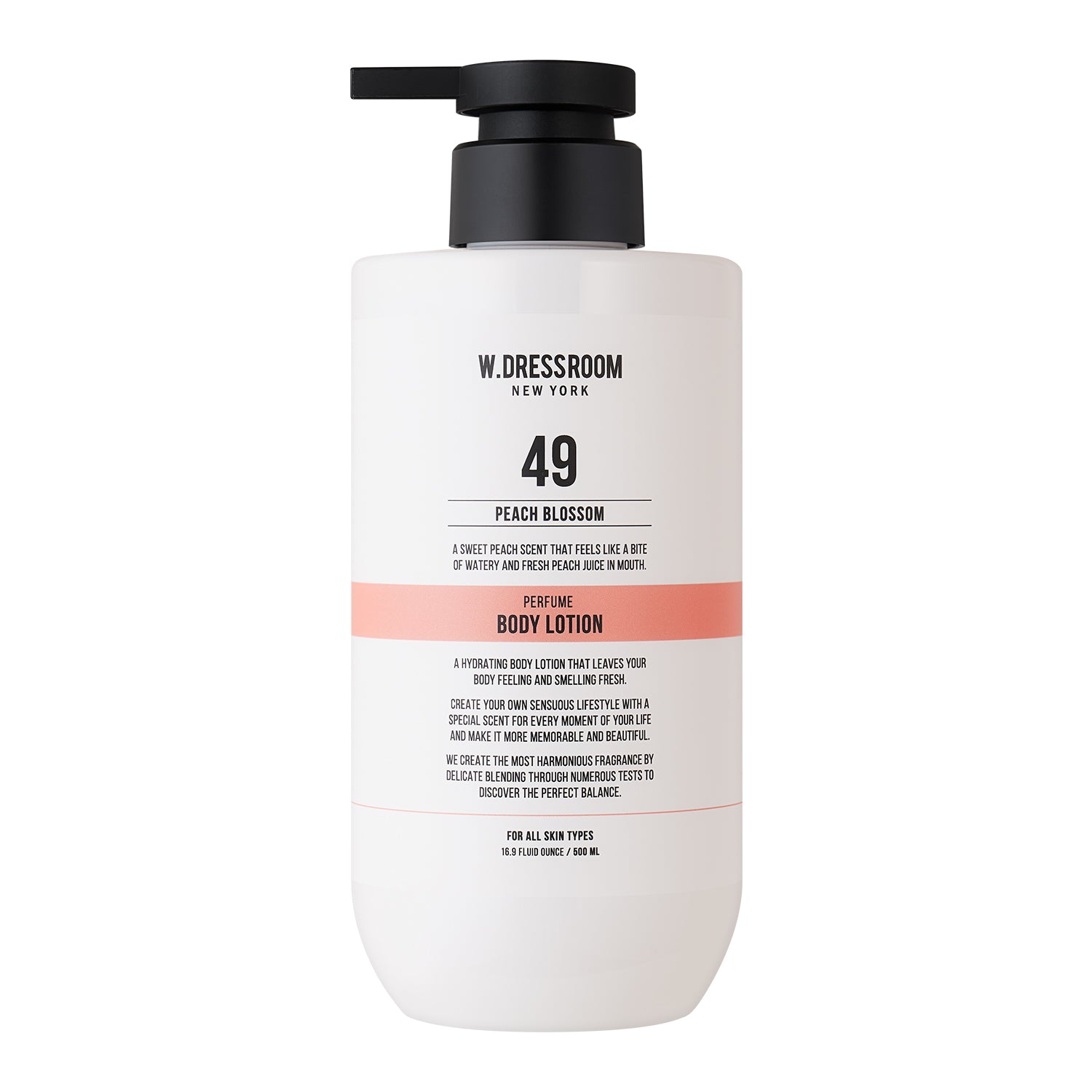 Perfume Body Lotion No.49 Peach Blossom (16.9 fl oz) – W.DressroomUSA